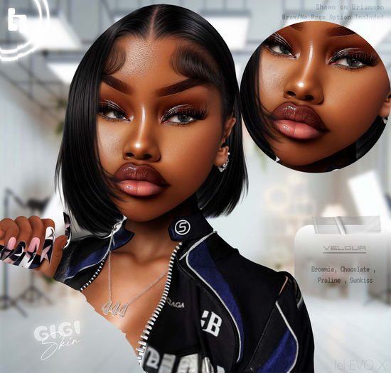 Second Life Marketplace - [ https ] "GiGi" Skin BROWNIE